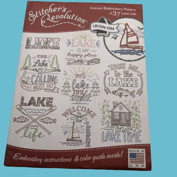 Colonial Patterns | Office | Stitchers Revolution 37 Lake Life Iron On ...